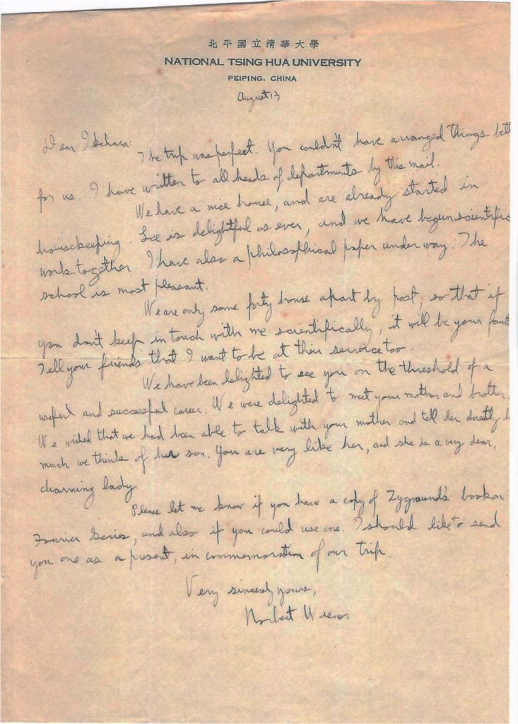 LOVE Figure 7-Post-Trip Peiping Letter - IEEE Technology and Society